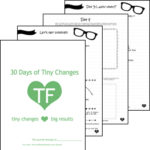 30 Days of Tiny Changes Journal - Reach Your Goals Faster - tiny fitness